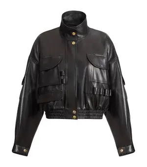 Balmain Lambskin Bomber Jacket