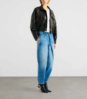Balmain Lambskin Bomber Jacket