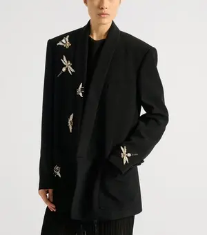 Balmain Embellished Insect Blazer