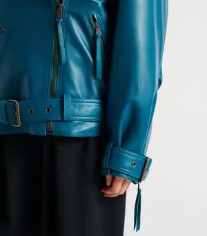 Balmain Lambskin Biker Jacket