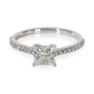Tiffany & Co. 0.83 Carat Princess Diamond Novo Engagement Ring