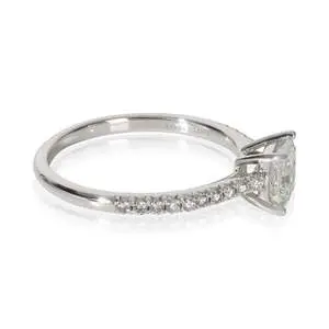 Tiffany & Co. 0.83 Carat Princess Diamond Novo Engagement Ring