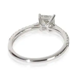 Tiffany & Co. 0.83 Carat Princess Diamond Novo Engagement Ring