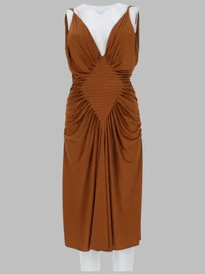 Versace Viscose Jersey Midi Dress
