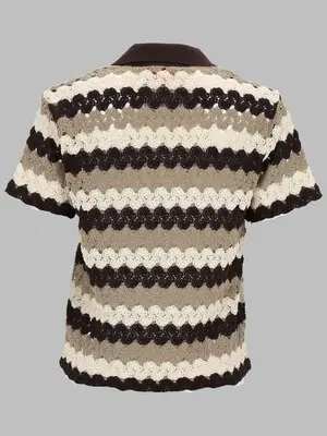 MC2 SAINT BARTH Polo In Cotone Crochet