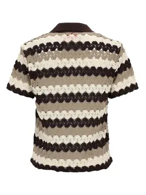 MC2 SAINT BARTH Polo In Cotone Crochet