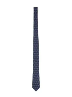 FERRAGAMO Silk Tie - Blue