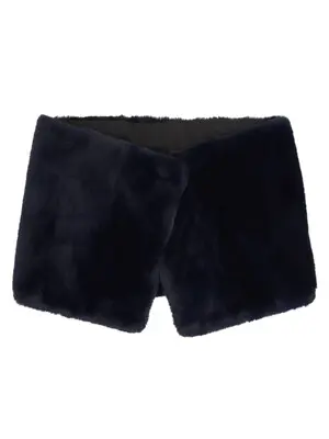 ISABELLA PELLICCIA Sciarpa In Eco Fur - Blue