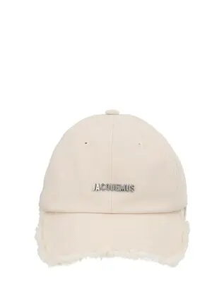 Jacquemus Baseball Cap With Drawstring - White