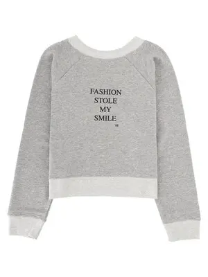 Victoria Beckham Printed Sweatshirt - Grey