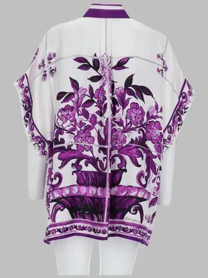 Dolce & Gabbana Majolica Print Twill Shirt