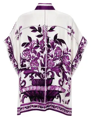 Dolce & Gabbana Majolica Print Twill Shirt