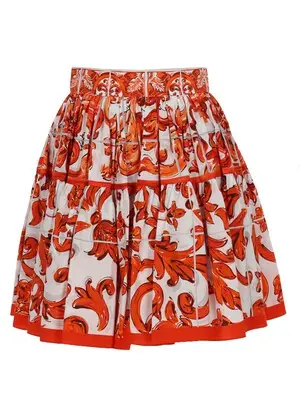Poplin Printed Skirts