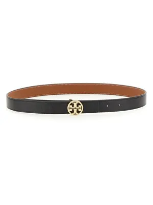Tory Burch Cintura "miller" Reversibile - Black