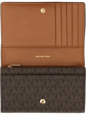 Michael Kors Portafoglio "jet Set" Con Logo