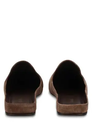 Max Mara Mule "tessile" In Crosta