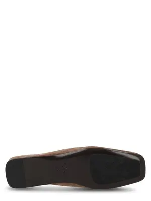 Max Mara Mule "tessile" In Crosta