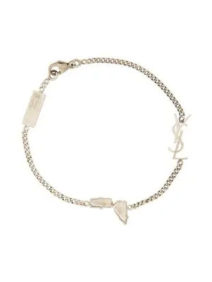 Saint Laurent Bracciale Con Charm "cassandre