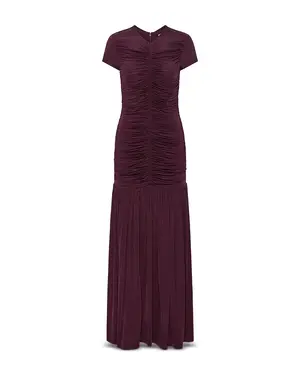 ROTATE BY BIRGER CHRISTENSEN Gathered Maxi Dress