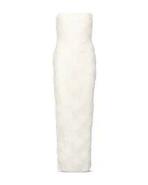 ROTATE BY BIRGER CHRISTENSEN Flower Mesh Tube Dress