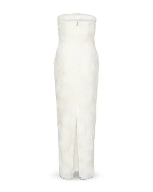 ROTATE BY BIRGER CHRISTENSEN Flower Mesh Tube Dress