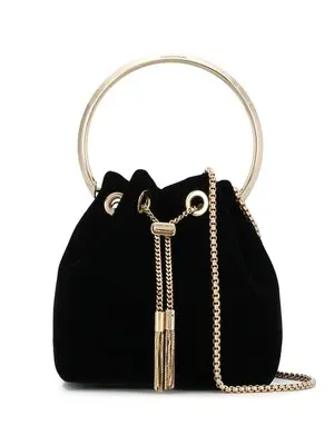JIMMY CHOO Bon Bon Bucket Bag - Black