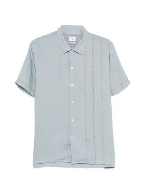 Paul Smith Embroidered Shirt - Blue