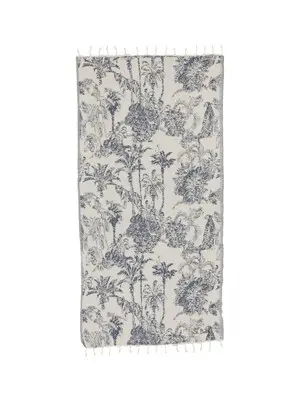 MC2 SAINT BARTH Fouta Beach Towel - Blue