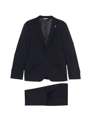 MANUEL RITZ Virgin Wool Suit - Blue