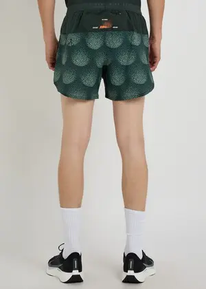 Nike Stride Dri-fit Printed Running Shorts - Green