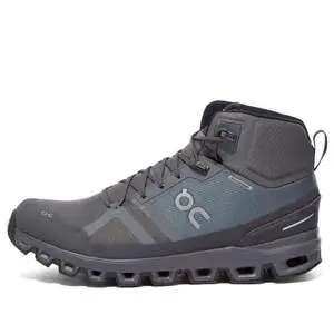 On Cloudrock Waterproof Boots - Black/grey