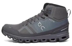 On Cloudrock Waterproof Boots - Black/grey