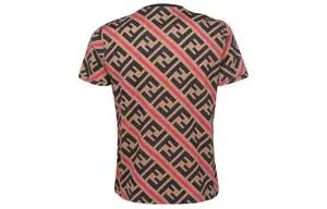 Fendi Ss21 Ff Pattern Printing Short Sleeve
