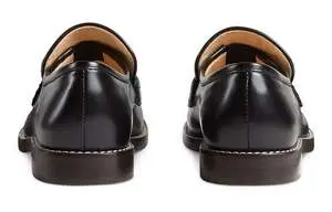 Gucci Loafers With Web Detail And Tassel Embellishment
