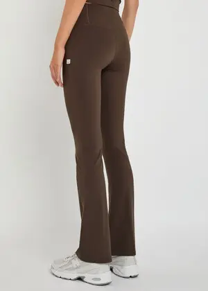 Vuori All The Feels Flared Stretch-jersey Leggings