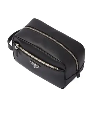 Prada Saffiano Leather Travel Pouch
