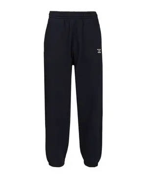 Drole De Monsieur Elastic Waist Casual Pants - Black