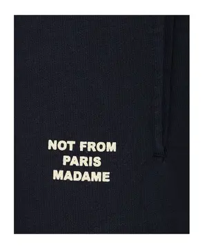 Drole De Monsieur Elastic Waist Casual Pants