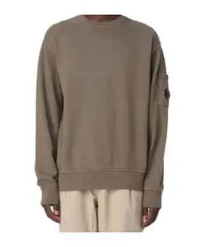 C.P. COMPANY Crew Neck Sweatshirt - Brown