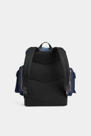 Dsquared2 Distressed Denim Backpack