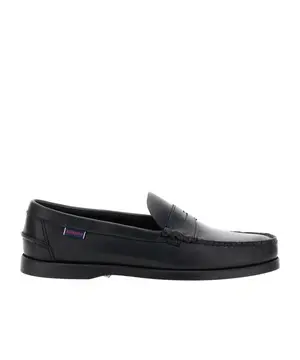 SEBAGO Round Toe Loafers - Black