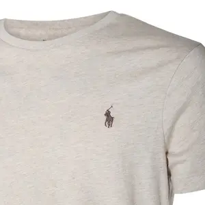 Polo Ralph Lauren Logo Embroidered Crewneck T-shirt - Beige