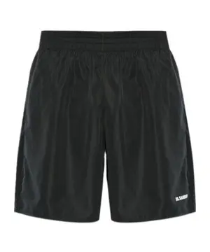 JIL SANDER Logo Printed Shorts - Black