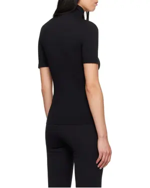 Wolford Aurora Short Sleeved Turtleneck Top