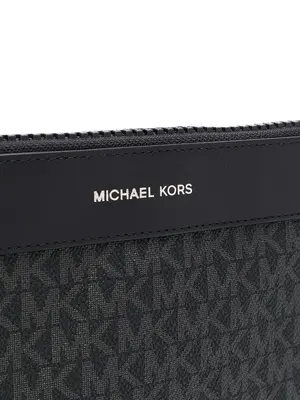 Michael Kors Monogram Zipped Travel Pouch