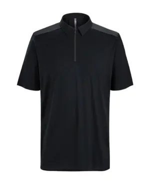 Arc'teryx Half-zip Short-sleeve Polo Shirt - Black