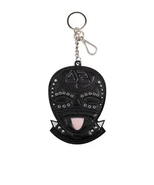 Dsquared2 Logo Debossed Keyring - Black