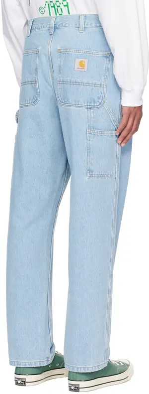 Carhartt Work In Progress Logo Jeans