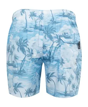 Palm Angels Sunset Printed Drawstring Swim Shorts