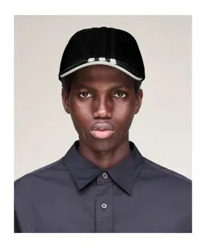 Y3 Striped Distressed Baseball Cap